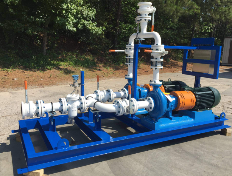 Duplex ANSI Pump Skid – Industriflo